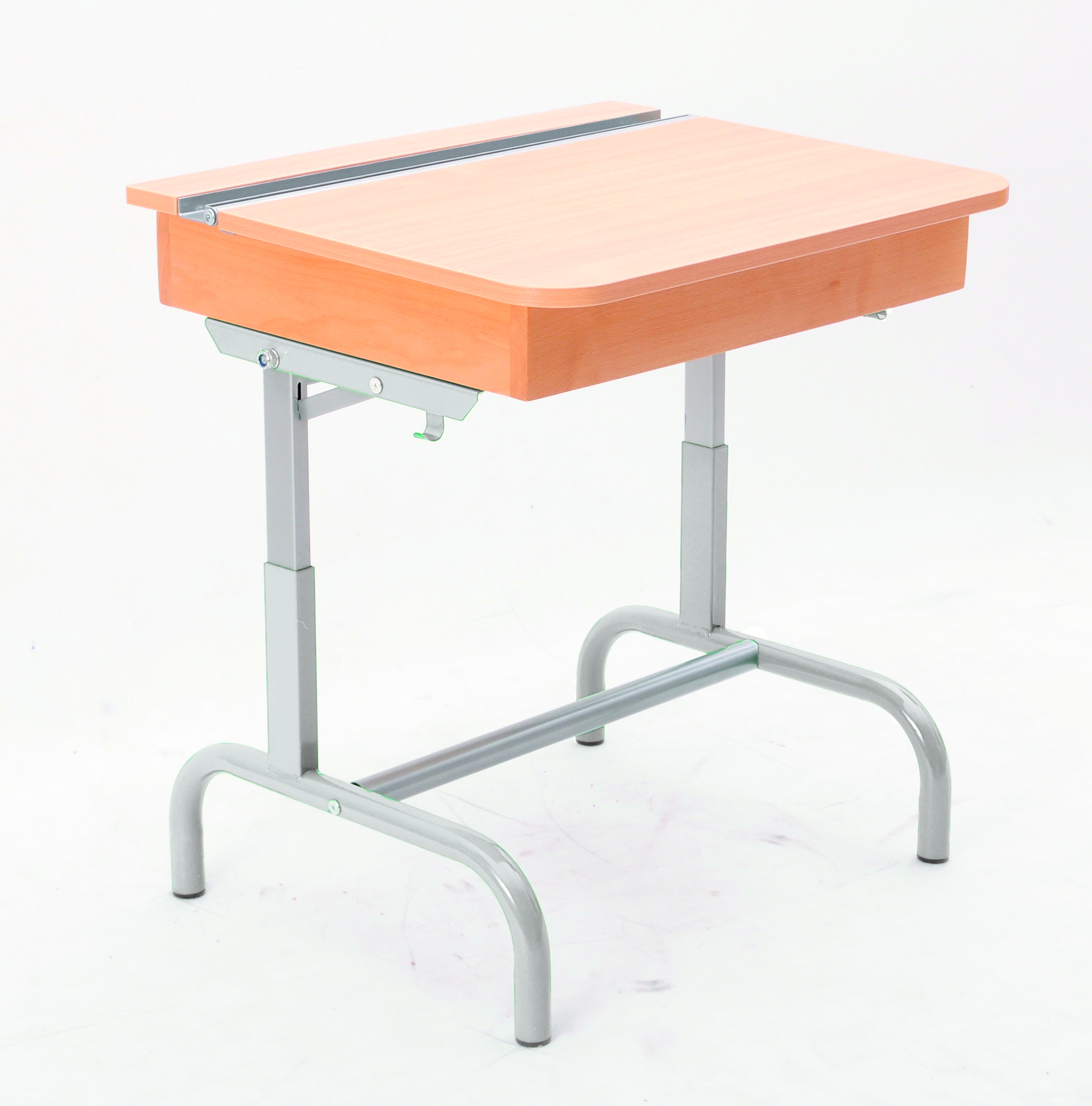 Galds ar koka kasti grāmatām, ar regulējamu augstumu 3-5 - mebeles.lv